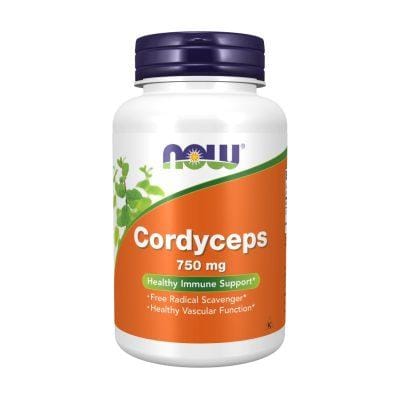 Cordyceps NOW, 750 mg (90 kapsul) | extenlab.si